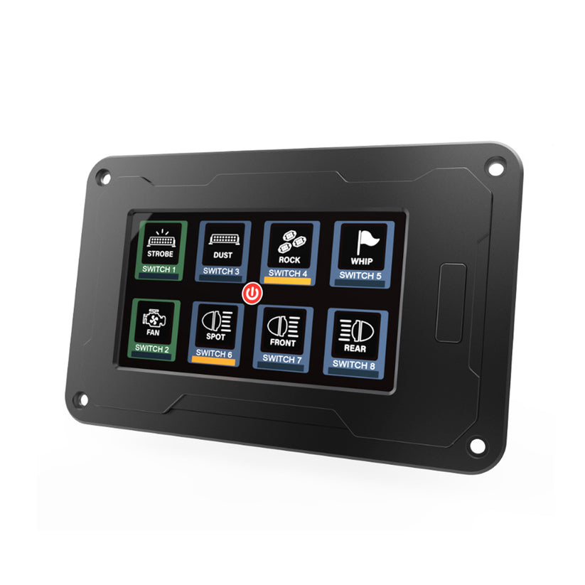 The Legend Panel with 4.3-inch Touchscreen for 8-Gang in-Car Power ...